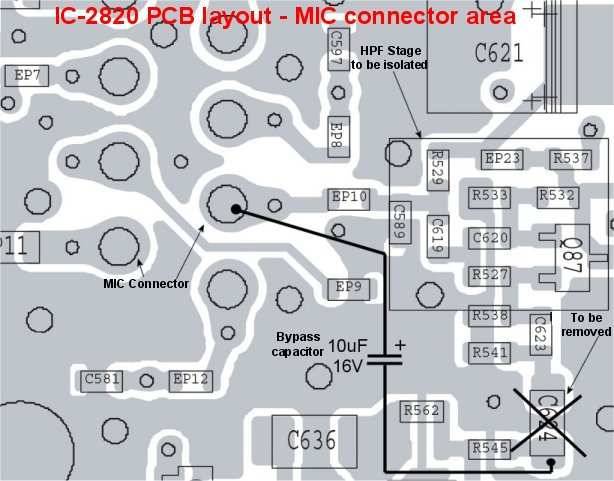 ICOM IC-2820 TX audio modification | WorldwideDX Radio Forum